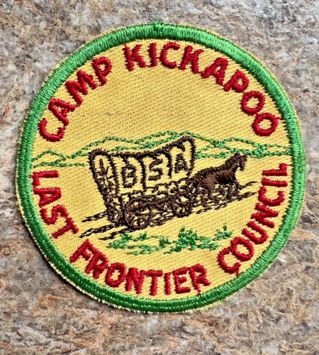 Camp Kickapoo Last Frontier Council Patch Boy Scout | eBay