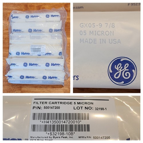 GE Hytrex Cartridge Filters Gx05-9 7/8 05 Micron for sale online | eBay