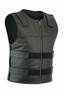 Men Bullet Proof style Leather Motorcycle Vest for bikers Tactical ...