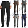 Mens Formal Smart Trousers Casual Business Dress Office Work Trousers ...