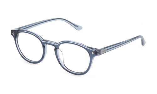 Lozza VL4293 0D87 TOP BLU+AZZURRO LUCIDO 47/22/145 Unisex Eyewear Frame ...