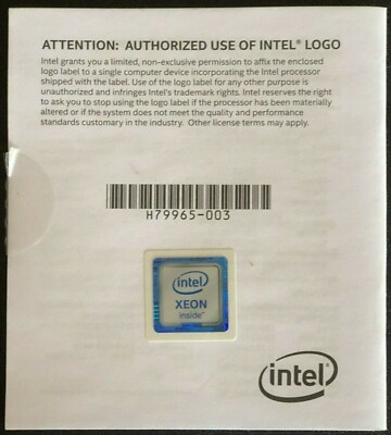 Intel Sticker for sale | eBay