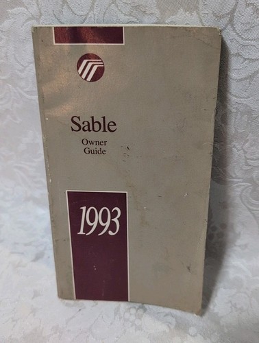 1993 Mercury Sable Owner's Manual | eBay