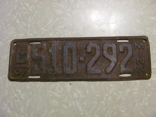 1937 MINNESOTA LICENSE PLATE FREE SHIPPING | eBay