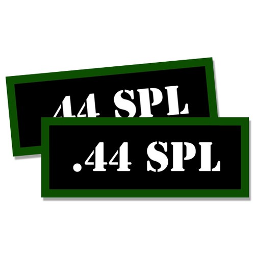 44 SPL Ammo Can 2x Labels Ammunition Case stickers decals 2 pack 3" x 1 ...