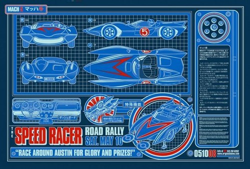 Mondo Speed Racer Poster Jesse Philips Limited Edition Screenprint | eBay