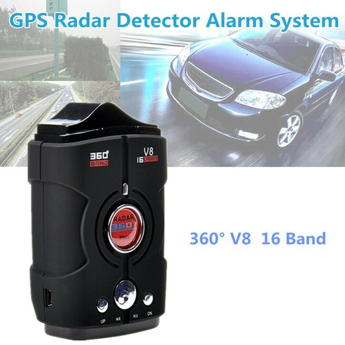 Car Speed GPS Radar Detector Voice Alert Warning Speedometer 16 Band ...