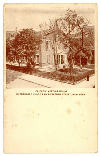 New York City NYC -RUTHERFORD PLACE & 15TH STREET- Postcard East ...