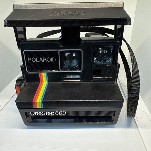 Vintage Polaroid Camera Spirit One Step 600 Land Instant Rainbow Stripe ...