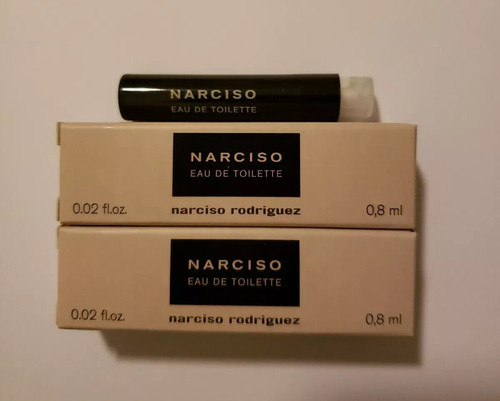NARCISO RODRIGUEZ NARCISO EDT .8ml .02fl oz x 2 PERFUME SPRAY SAMPLE ...