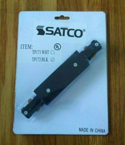 (2) Satco Nuvo Lighting TP172 Track Light Inline Feed -Black new | eBay