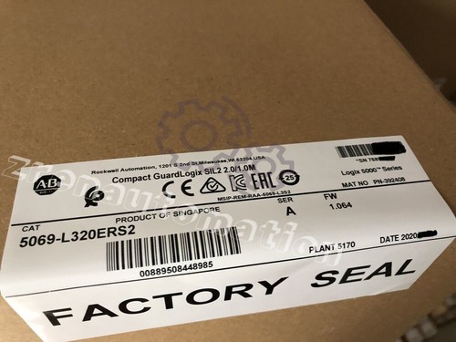 5069-L320ERS2 /A AB Compact GuardLogix SIL2 2.0/1.0M PLC Processor New ...