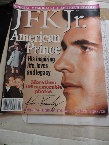 JFK JR MAGAZINE JFK JR AMERICAN PRINCE SPECIAL MEMORIAL COLLECTORS ...