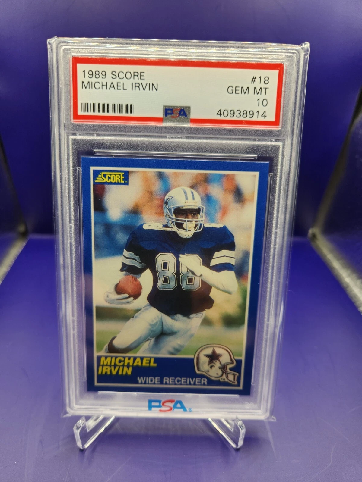 Michael Irvin 1989 Score #18 Base Price Guide - Sports Card Investor