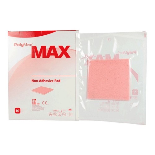 PolyMem MAX Non-Adhesive Dressing 3" x 3" BX of 10 | eBay