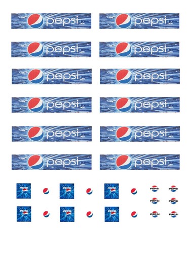 N Scale Truck / Trailer Decals. " Pepsi " ( for 45' Trailers ) | eBay