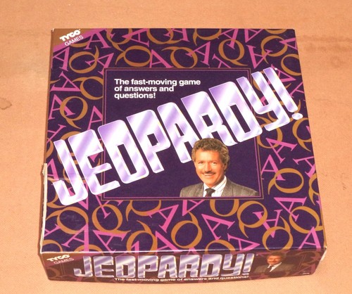 Tyco ALEX TREBEK TV Show Jeopardy Trivia Board Game (1992) | eBay