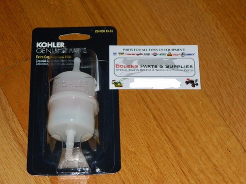 GENUINE Kohler Fuel filter 24-050-13 2405013 Fits 1/4 fuel line, 9-12 ...