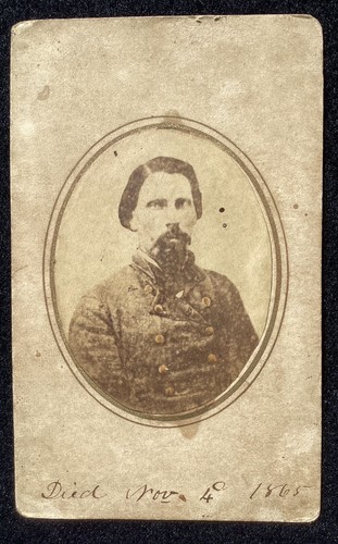 CDV Of Confederate Officer | eBay