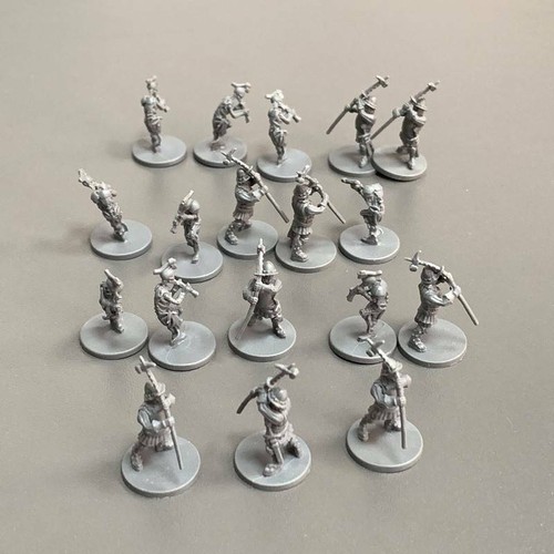 Lot 18 mini knight heroes soldier War Game Miniatures mini figures toys ...