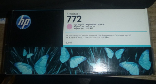 HP DESIGNJET 772 LIGHT MAGENTA INK CN631A Exp 2021 Genuine Z5200 Z5400 ...