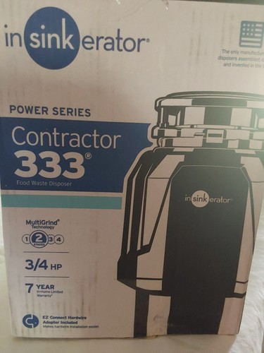 in sink erator Pro Series 3/4hp Contractor 333 | eBay
