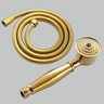 Gold Color Brass Bathroom Handheld Shower Head with 1.5m Shower Hose ...