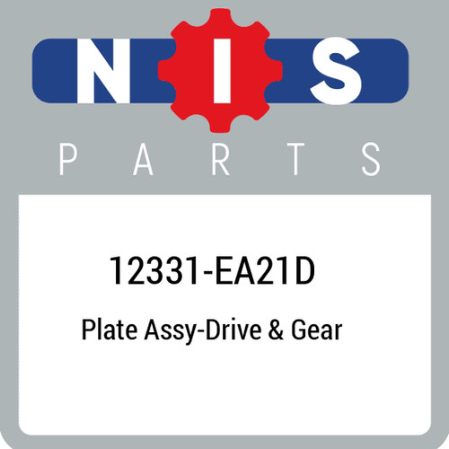 12331-EA21D Nissan Plate assy-drive & gear 12331EA21D, New Genuine OEM ...