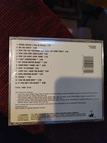 The Essential Jimmy Rushing by Jimmy Rushing (CD, Sep-1991, Vanguard ...