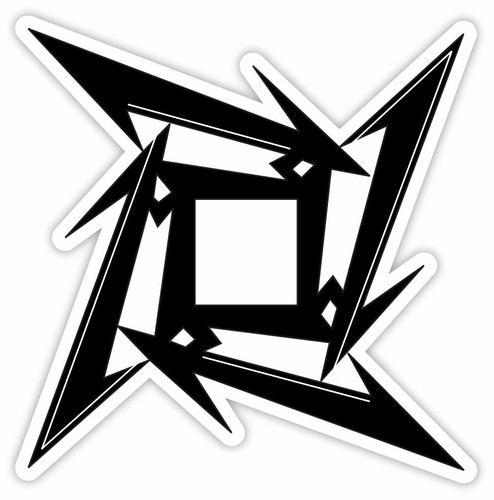 Metallica star sticker decal 4" x 4" | eBay
