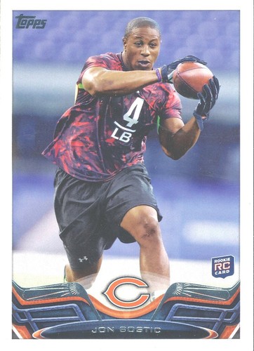 TOPPS John Bostic RC COMMANDERS STEELERS COLTS LIONS PATRIOTS Florida ...