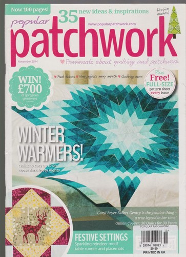 POPULAR PATCHWORK MAGAZINE PASSIONATE ABOUT QUILTING & PATCHWORK NOV ...