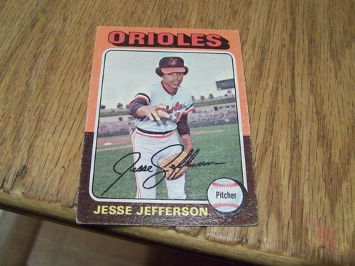 JESSE JEFFERSON 1975 TOPPS BASEBALL CARD # 539 | eBay