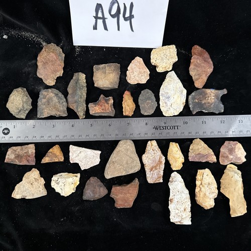 28 Broken Native American Artifacts Tools & Arrowheads (A94) | eBay