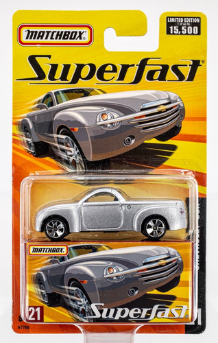 2005 Matchbox Superfast #21 Chevrolet® SSR RICOCHET SILVER METALLIC ...