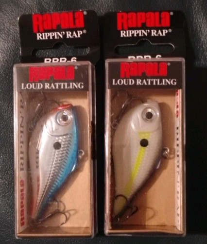 Rapala Rippin' Rap Loud Rattling Fishing Lure-Lot Of 2 *26 | eBay