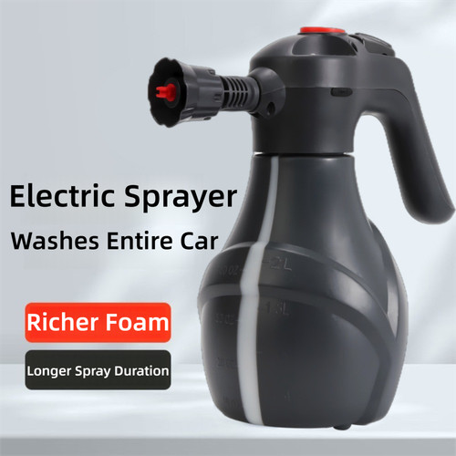 High Foam Car Wash Foam Bottle Electric Boost Car Cleaning Pot Car ...