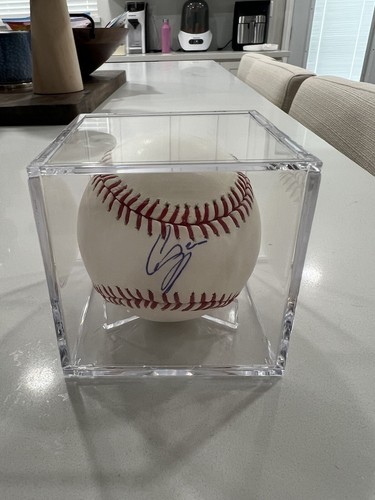 Corey Seager Signed Baseball Dodgers Rangers World Series MVP | eBay