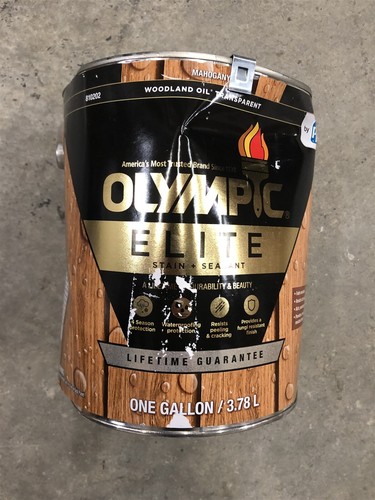 Olympic & PPG Architectural Fin 269000 1 gal Oil Stain - Mahogany | eBay