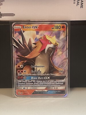 Entei-GX 10 (Shining Legends 2017) Pokemon Card