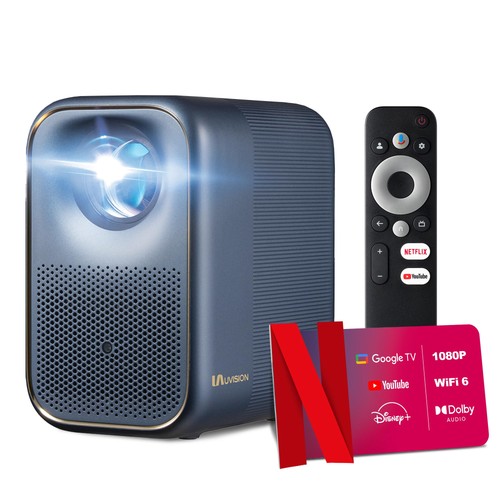 UVISION AllPlay Netflix-Licensed Smart Projector with Google TV ...