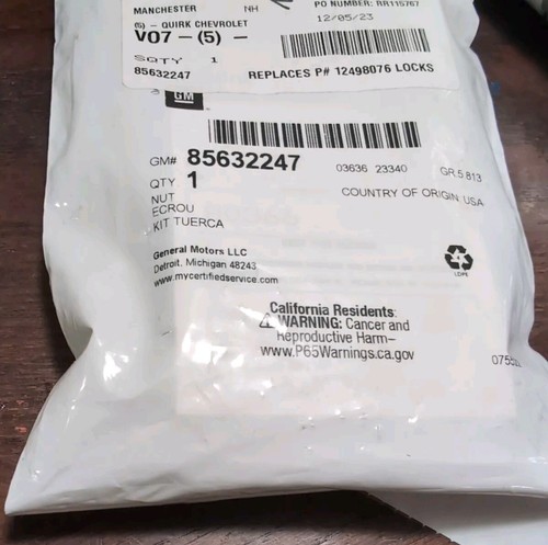 12498076 85632247 locking lug nuts gm oe | eBay