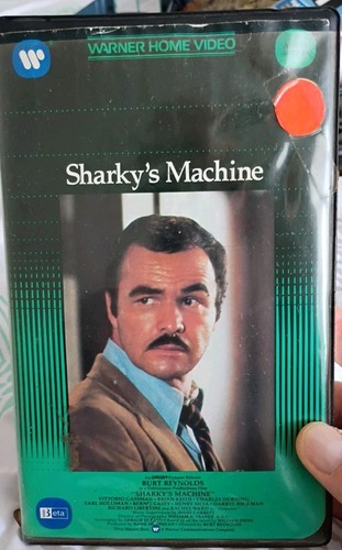 Sharky's Machine Betamax (Beta) Video Clamshell - Burt Reynolds 1981 ...