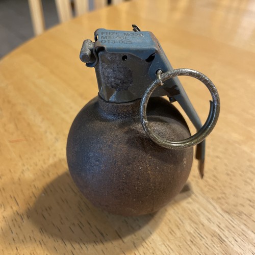 Vintage US Military Practice Hand Grenade Training Baseball Fuze M228 ...
