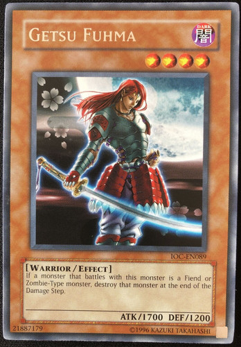 Yu-Gi-Oh! - Getsu Fuhma - IOC-EN089 - Rare - 25th - Unl. Ed. - NM/M | eBay