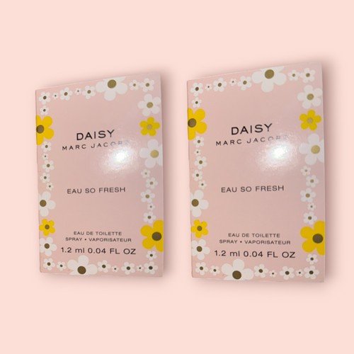 MARC JACOBS DAISY EAU SO FRESH EDT 1.2ml .04fl oz x 2 PERFUME SPRAY ...