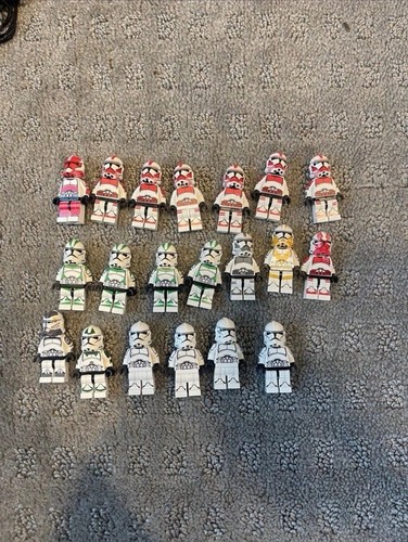 LEGO Star Wars Decaled Clones LOT OF 20 (official Lego parts) | eBay