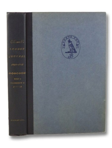 Boswell's London Journal 1762-1763 by James Boswell (1st Edition ...