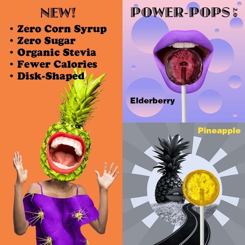 NEW Power POPS 2.0 Bag Candy Lollipop Lose Weight Suppress Appetite ...