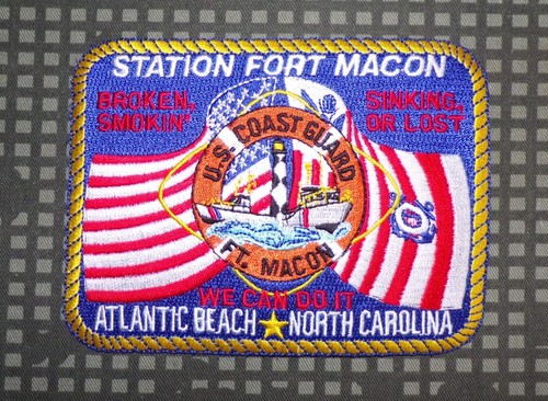 Original USCG US Coast Guard Station Fort Macon North Carolina Patch | eBay